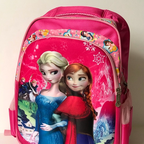 Accessories | Disney Princess Pink Backpack Bag School Bag | Poshmark